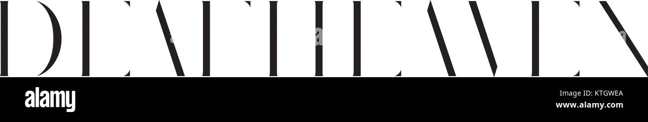 Deafheaven Logo F Black Stock Photo - Alamy