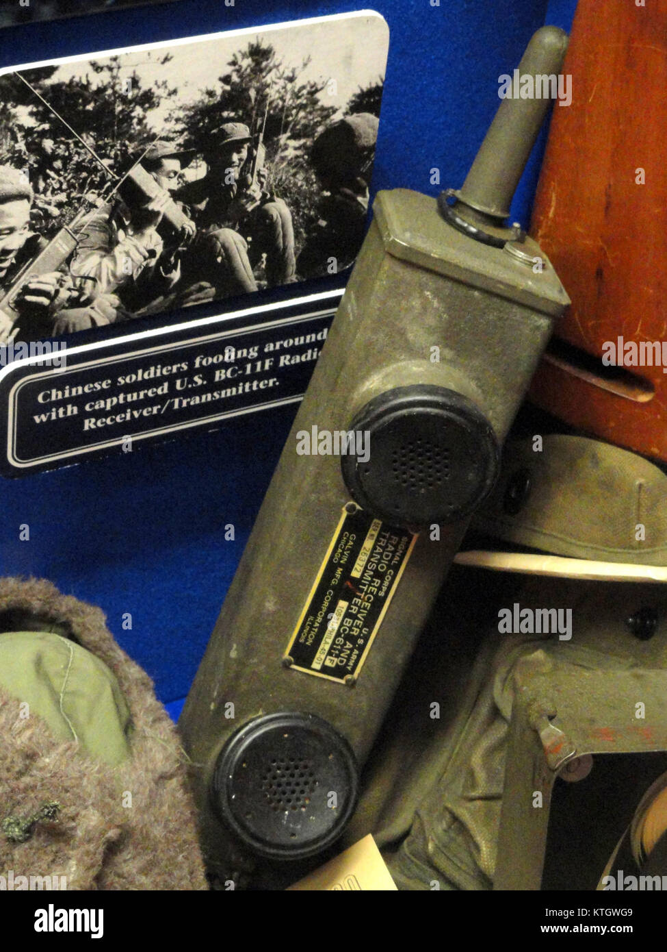 The BC 611 Radio Transmitter Receiver, displayed at the National ...