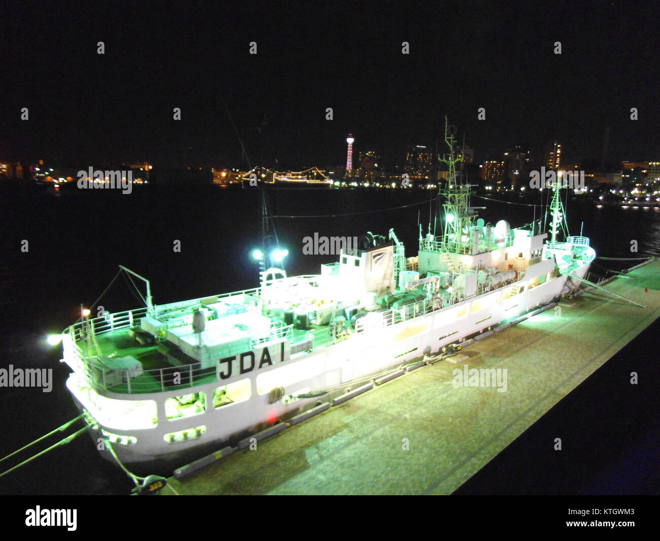 Back style of Syonan maru, a training ship of Kanagawa Prefectural ...