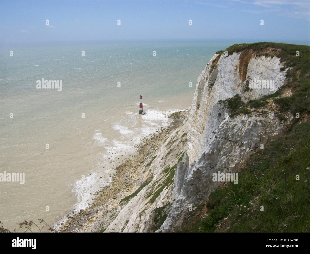 Beachy Head is a prominent chalk cliff located in East Sussex, England ...