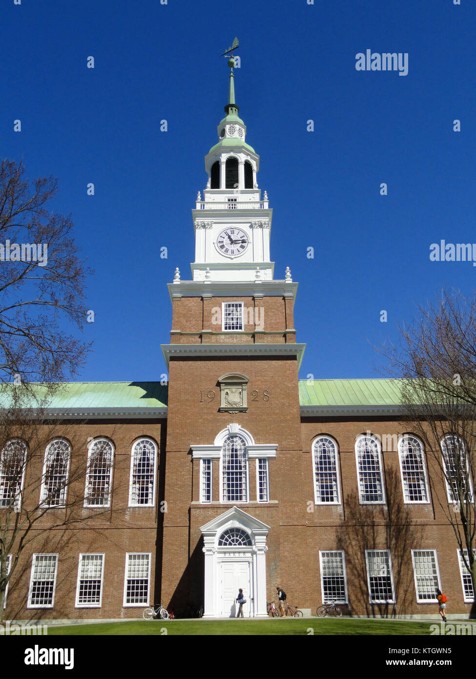 Baker Memorial Library, Dartmouth College DSC09063 Stock Photo - Alamy