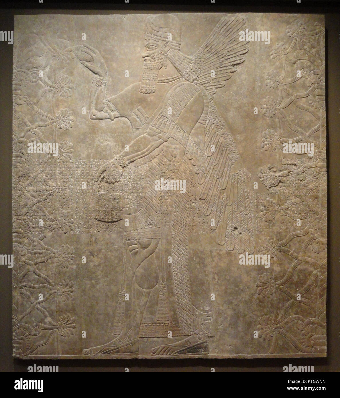 The Assyrian Relief 6, displayed at the Hood Museum of Art, is a ...