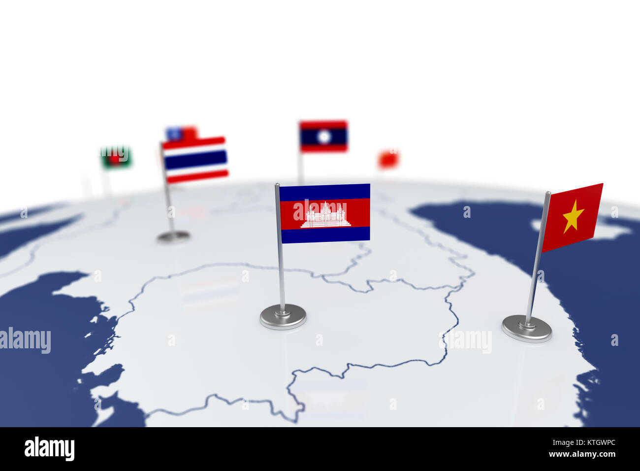 Combodia flag country flag hi-res stock photography and images - Alamy