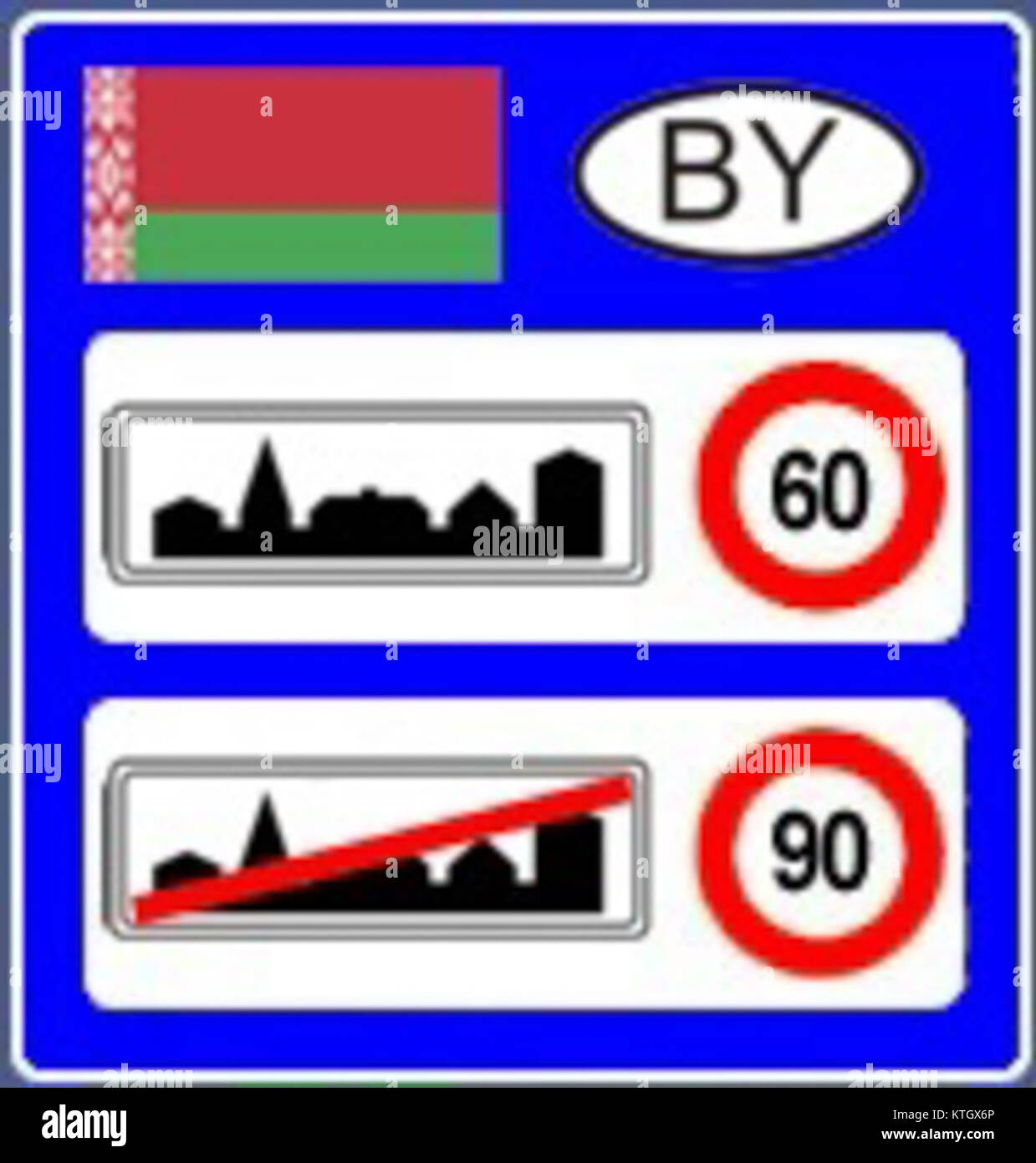 The speed limits in Belarus are regulated by national traffic laws ...