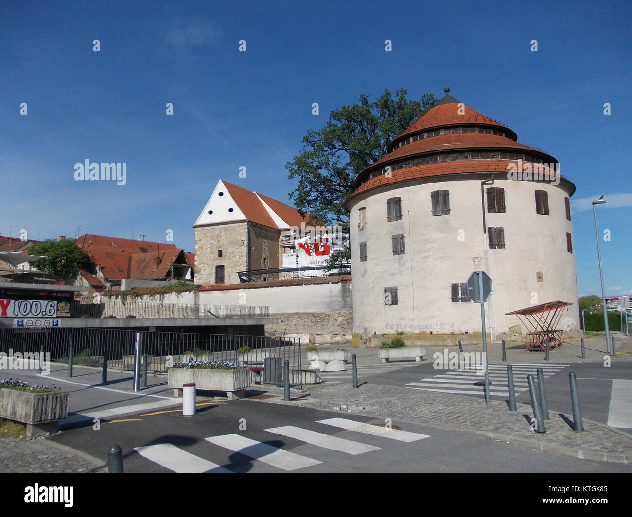 This image shows the Assumption of Mary Church in Maribor, a Minorite ...