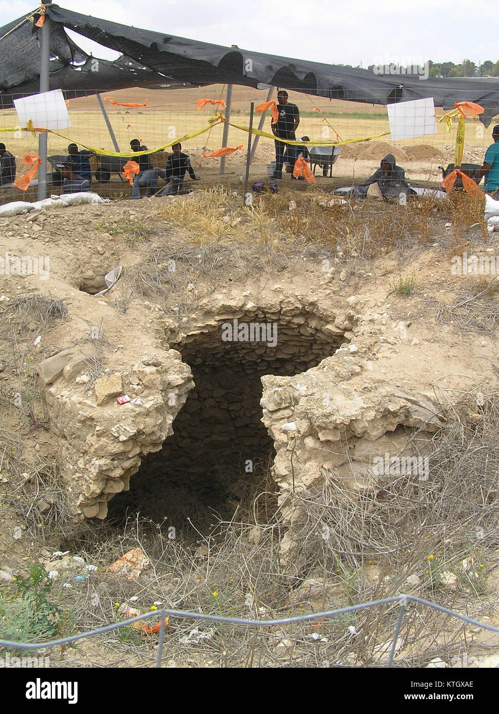 The Beit Kama site in Israel includes an ancient cistern, a historical ...