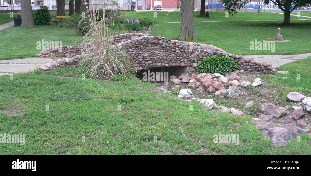 Auburn, NE Legion Park bridge middle 1 Stock Photo - Alamy