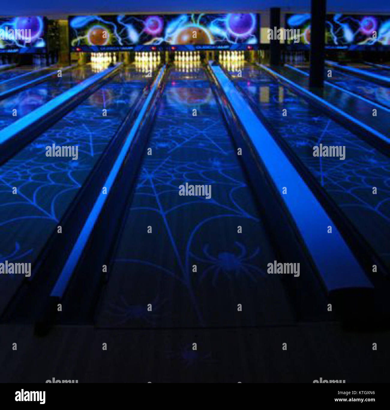 Glow bowling is a modern twist on traditional bowling, where the lanes ...