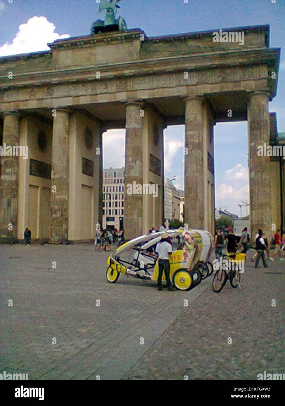 This photograph depicts a scene from Berlin, showcasing the city's ...