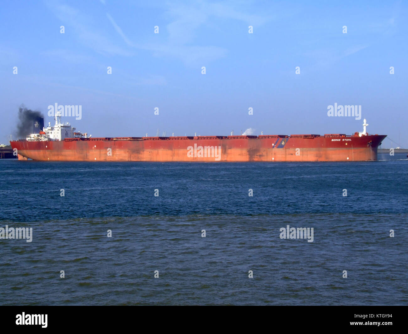 Berge Stahl is a bulk carrier ship photographed at the Port of ...