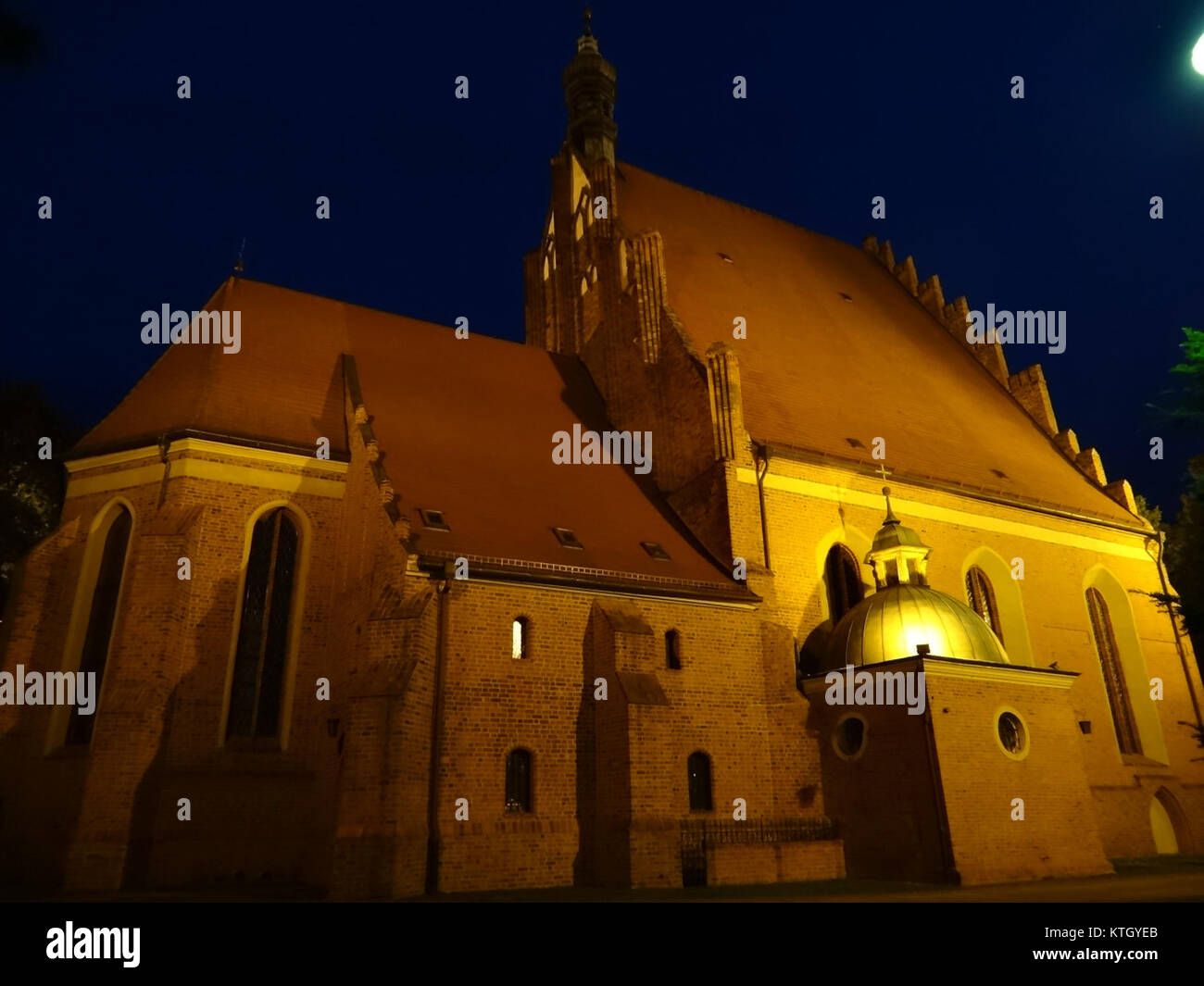 This image shows the Cathedral at night on July 18, 2013. The photo ...