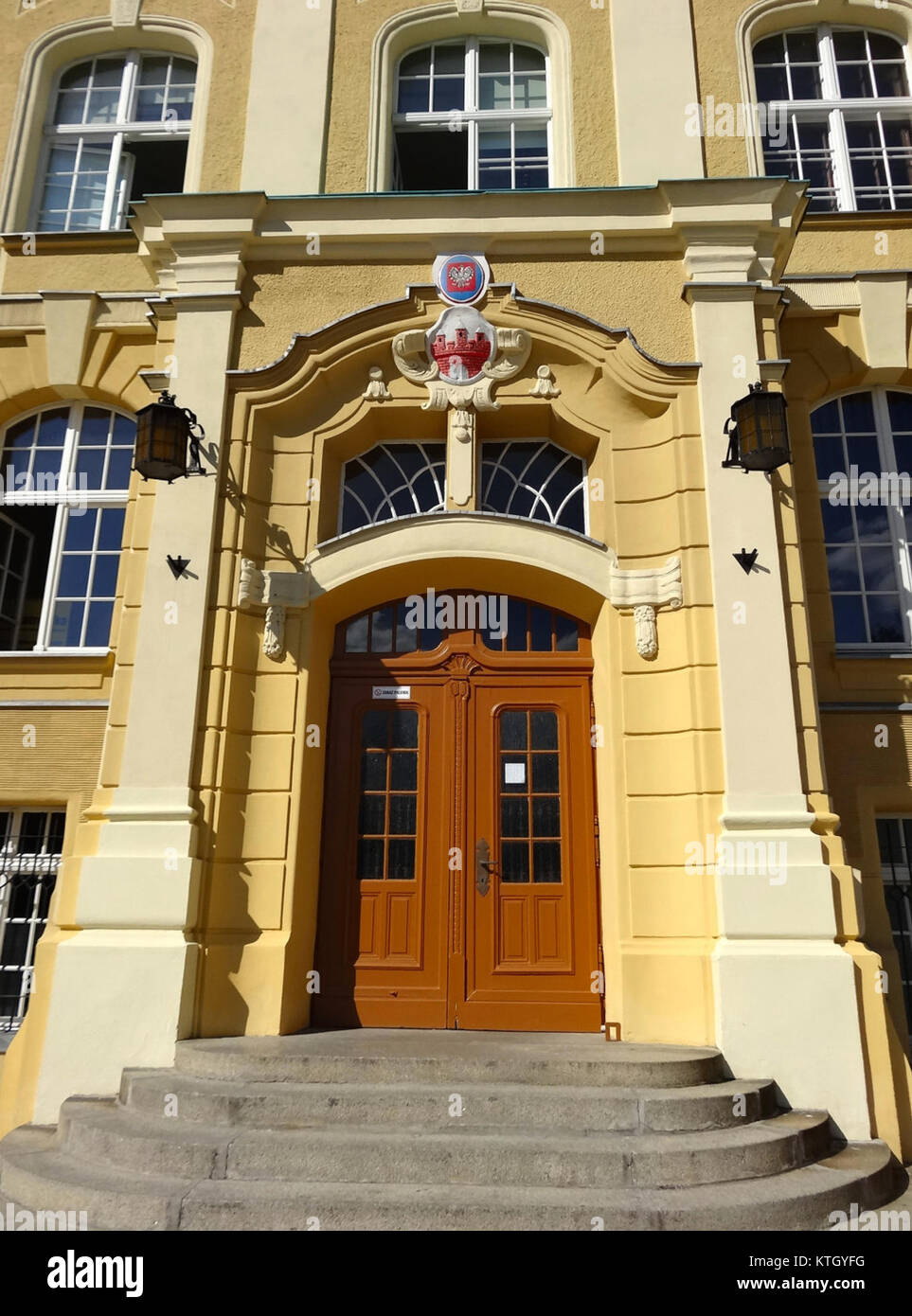 A photograph of the Copernicanum building in Szczecin, Poland, taken in ...