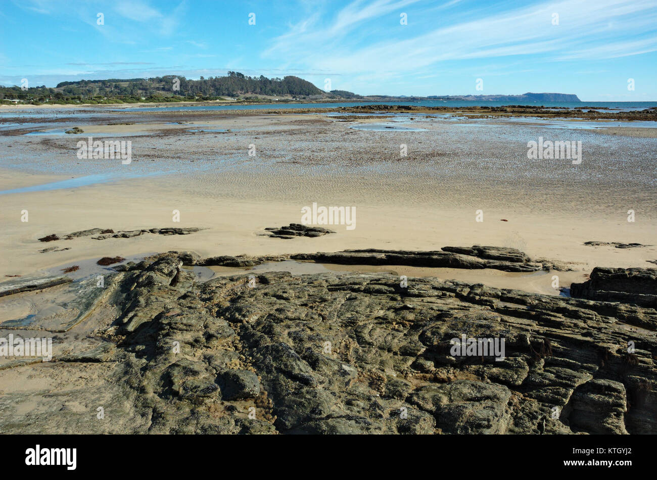 The Beach in Somerset, Tasmania, captured in this photograph from April ...