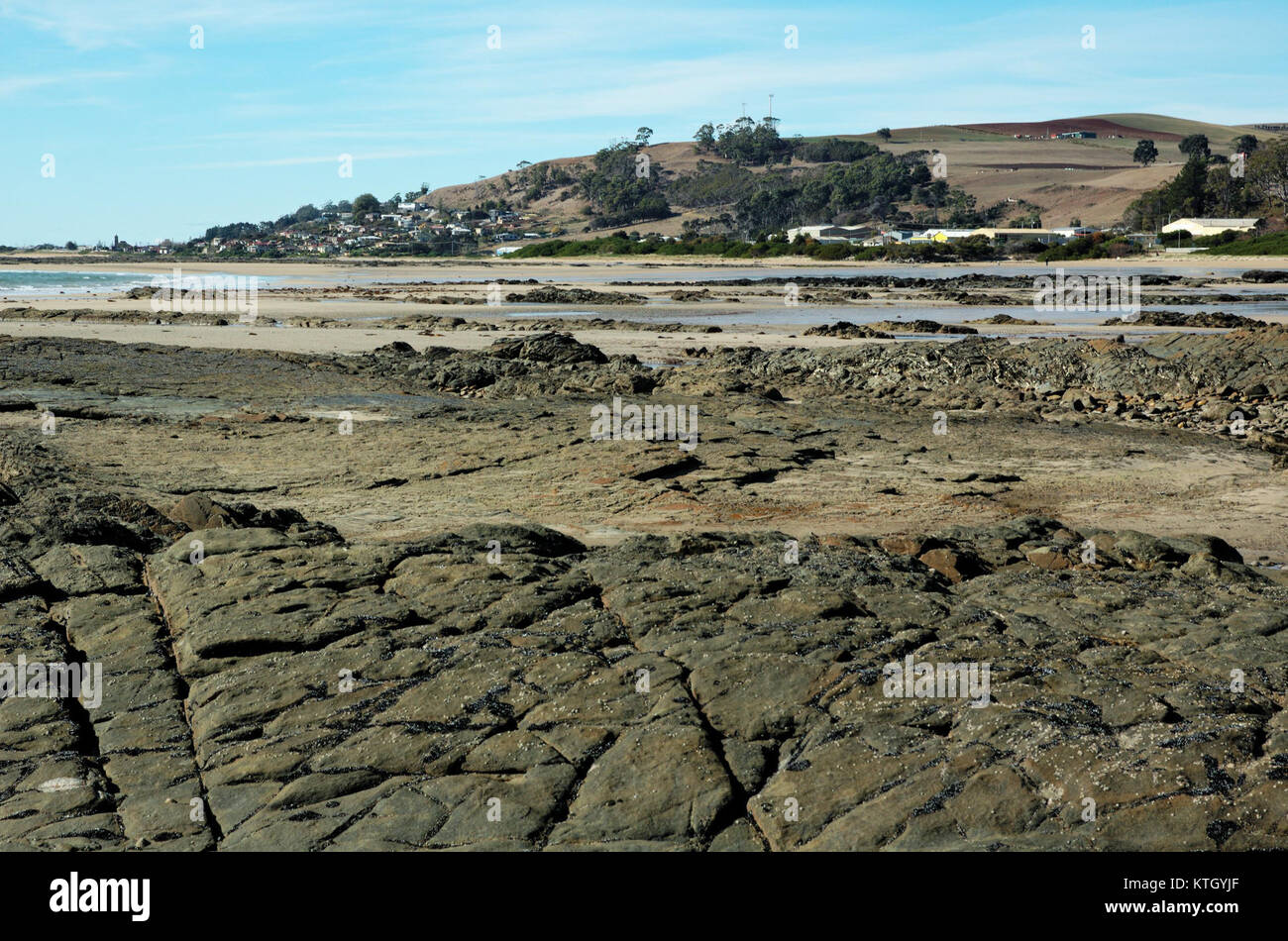 A scenic beach in Somerset, Tasmania, captured in April 2007 ...