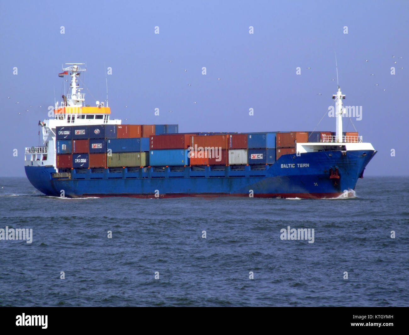 Baltic Tern IMO 8714114 arriving at Port of Rotterdam 29 Apr 2007 Stock ...