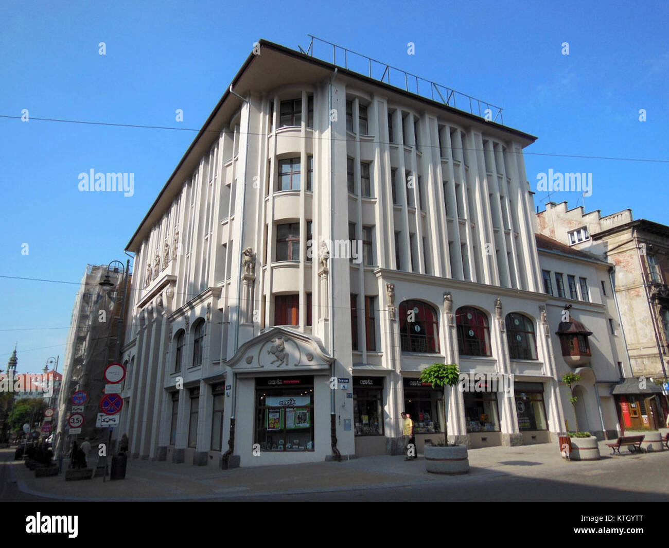 This photograph shows the Bdg Jedynak building, taken in June 2013. It ...