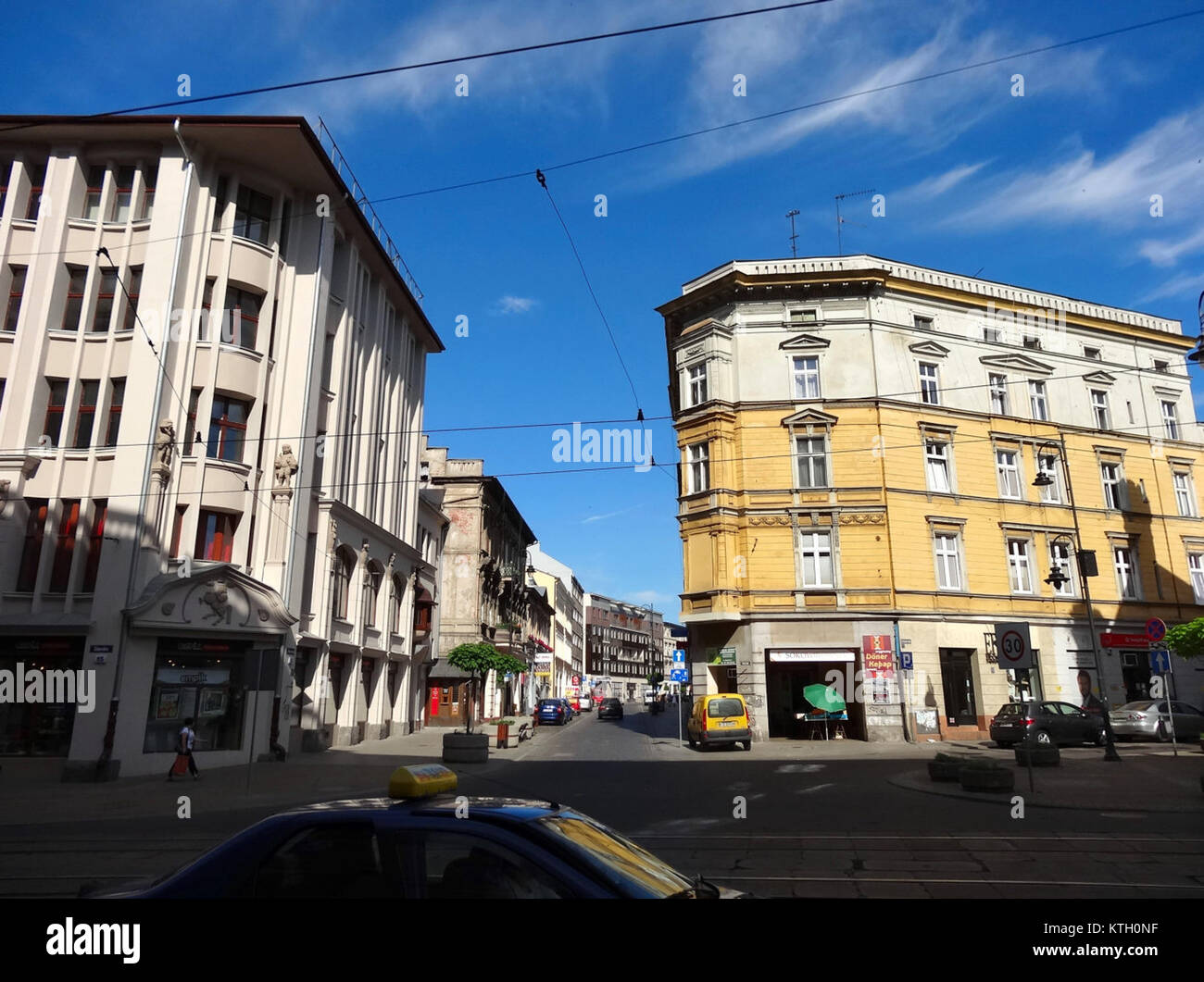 The photograph captures a building in GdaÅ„sk, Poland, taken on July 10 ...