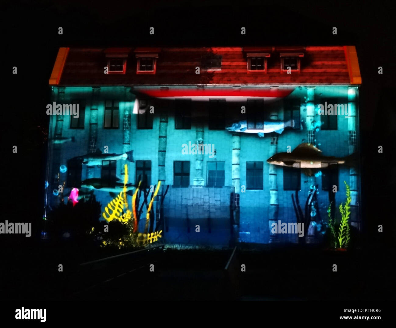 A photograph from the Bydgoszcz (Bdg) showcasing light and sound ...