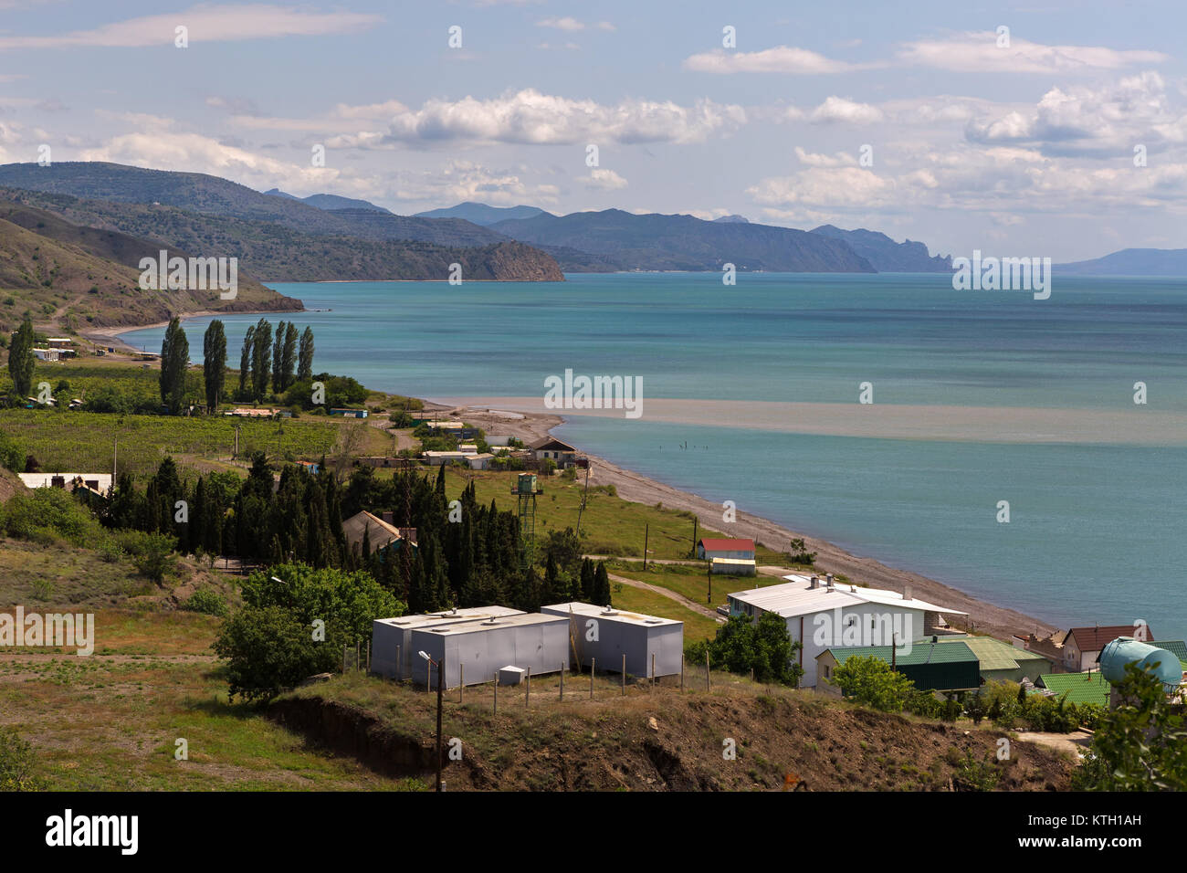 Coast of the Black Sea of Crimean Peninsula Stock Photo - Alamy