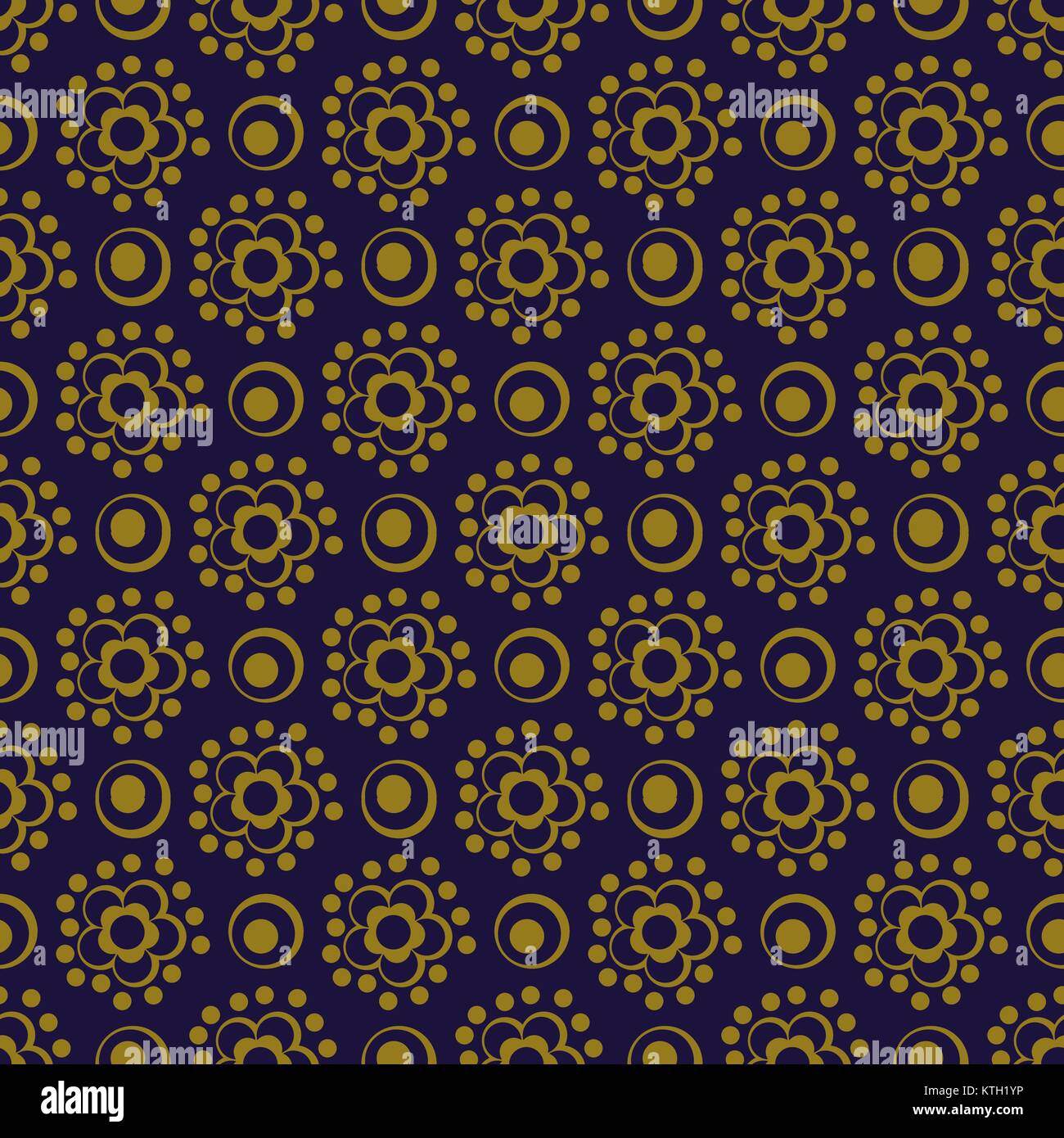 Antique seamless gold background round cross dot line flower Stock ...