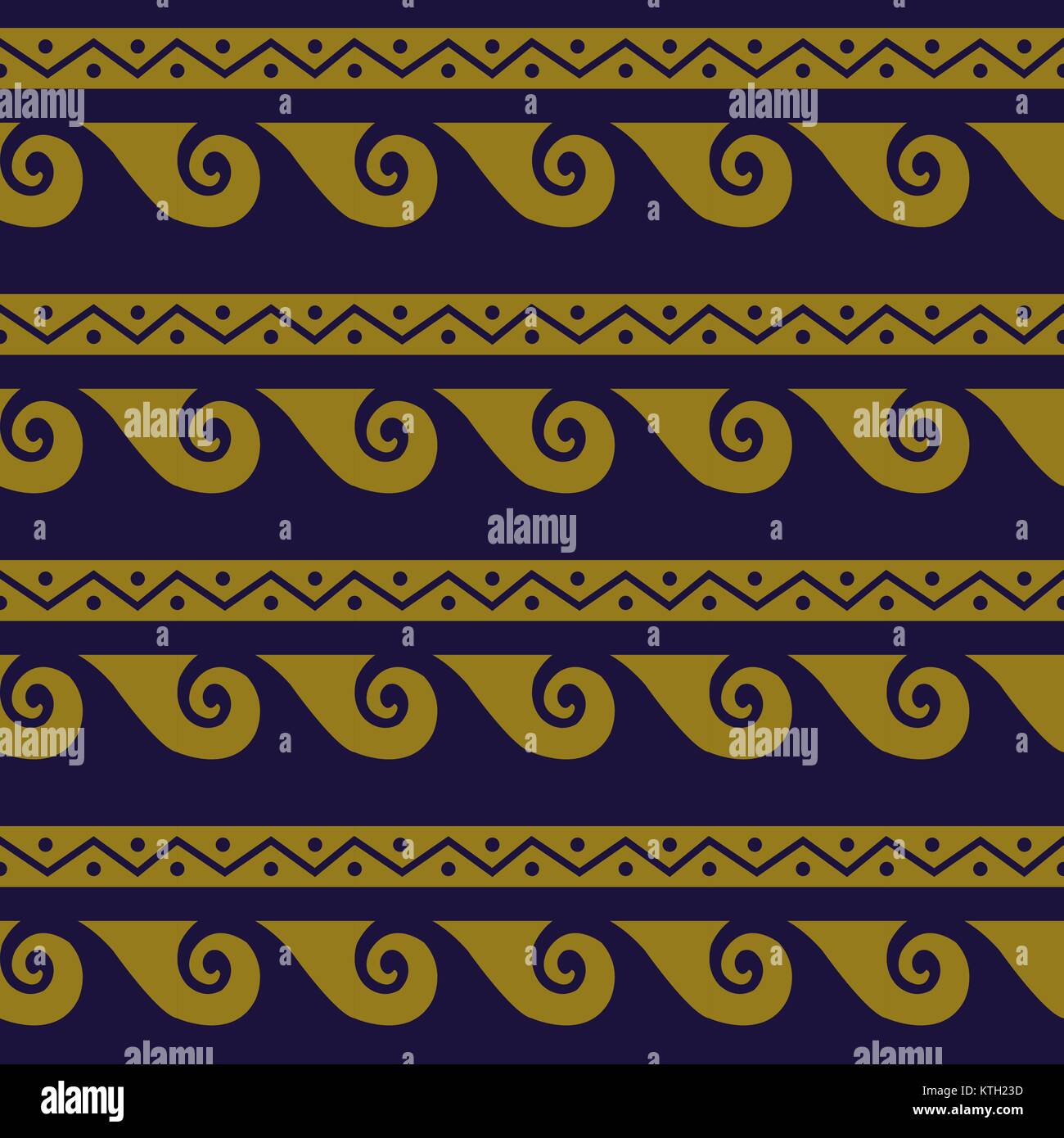 Antique seamless gold background spiral round wave geometry Stock ...