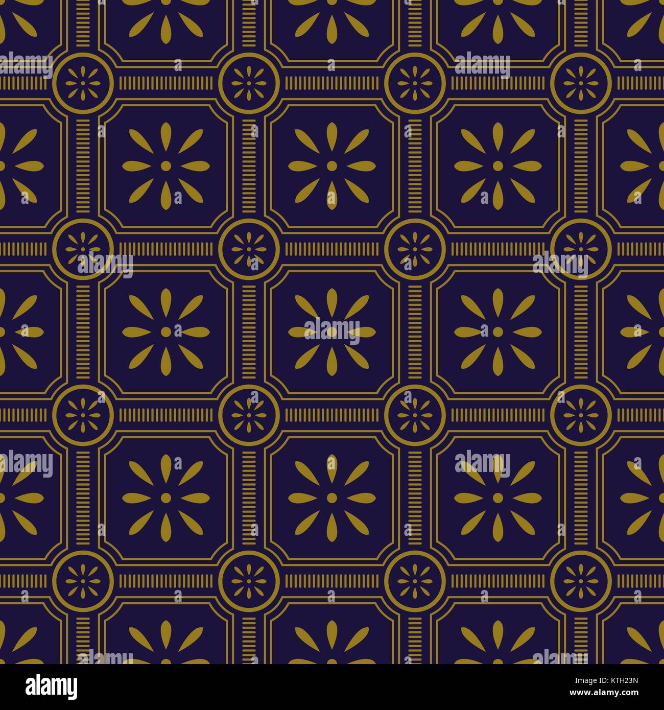 Antique seamless background round square cross line frame flower Stock ...