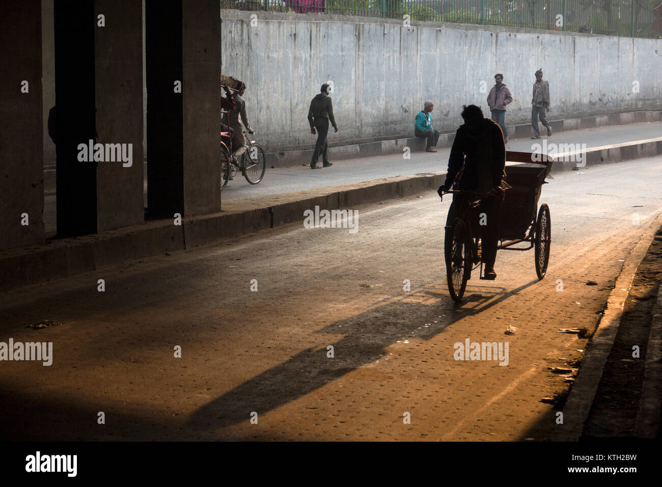 Indian bicycle rickshaw hi-res stock photography and images - Alamy
