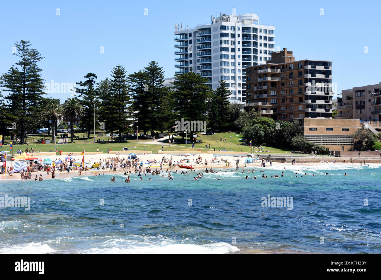 View of the water at North Cronulla beach area Stock Photo - Alamy