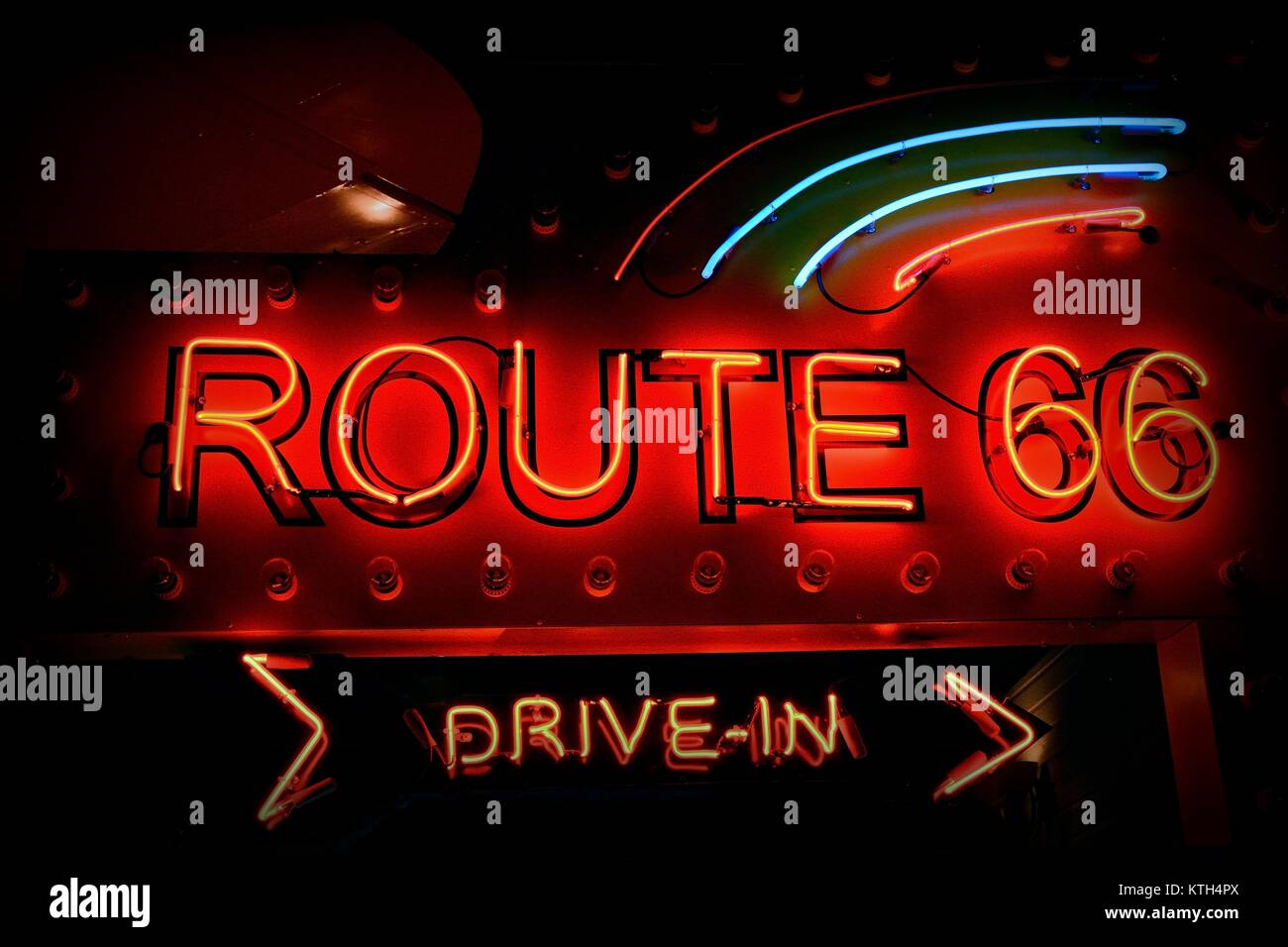 Neon highway hi-res stock photography and images - Alamy