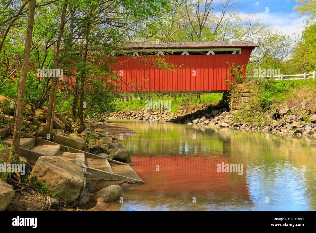 Horse Watering Steps, Everett Covered Bridge, Cuyahoga Valley National ...
