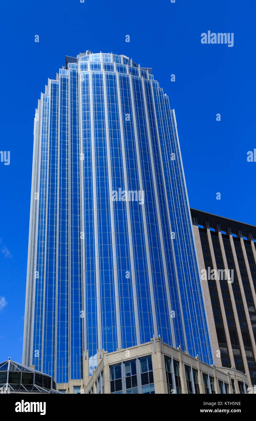 A Modern Blue Tower in Boston Massachussets Stock Photo - Alamy