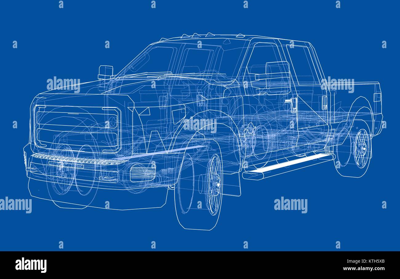 Car SUV drawing outline. Vector Stock Vector Image & Art - Alamy