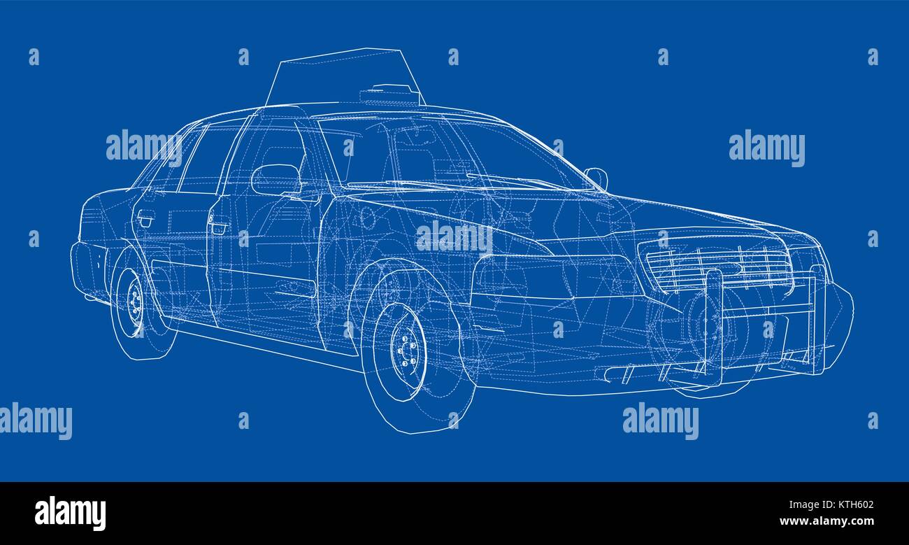 Taxi outline drawing. Vector Stock Vector Image & Art - Alamy