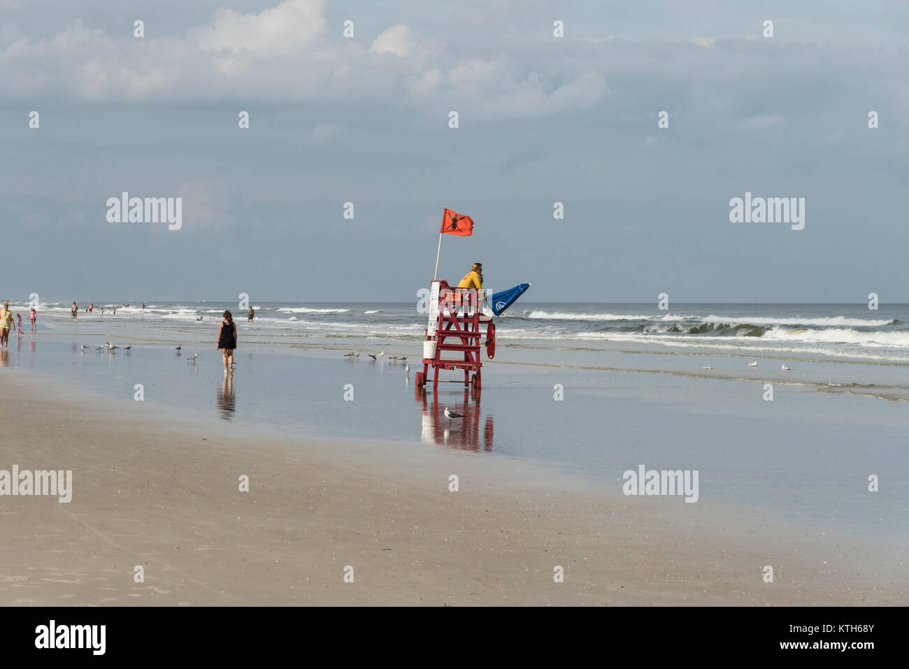 Volusia County Beach, Florida USA Stock Photo - Alamy