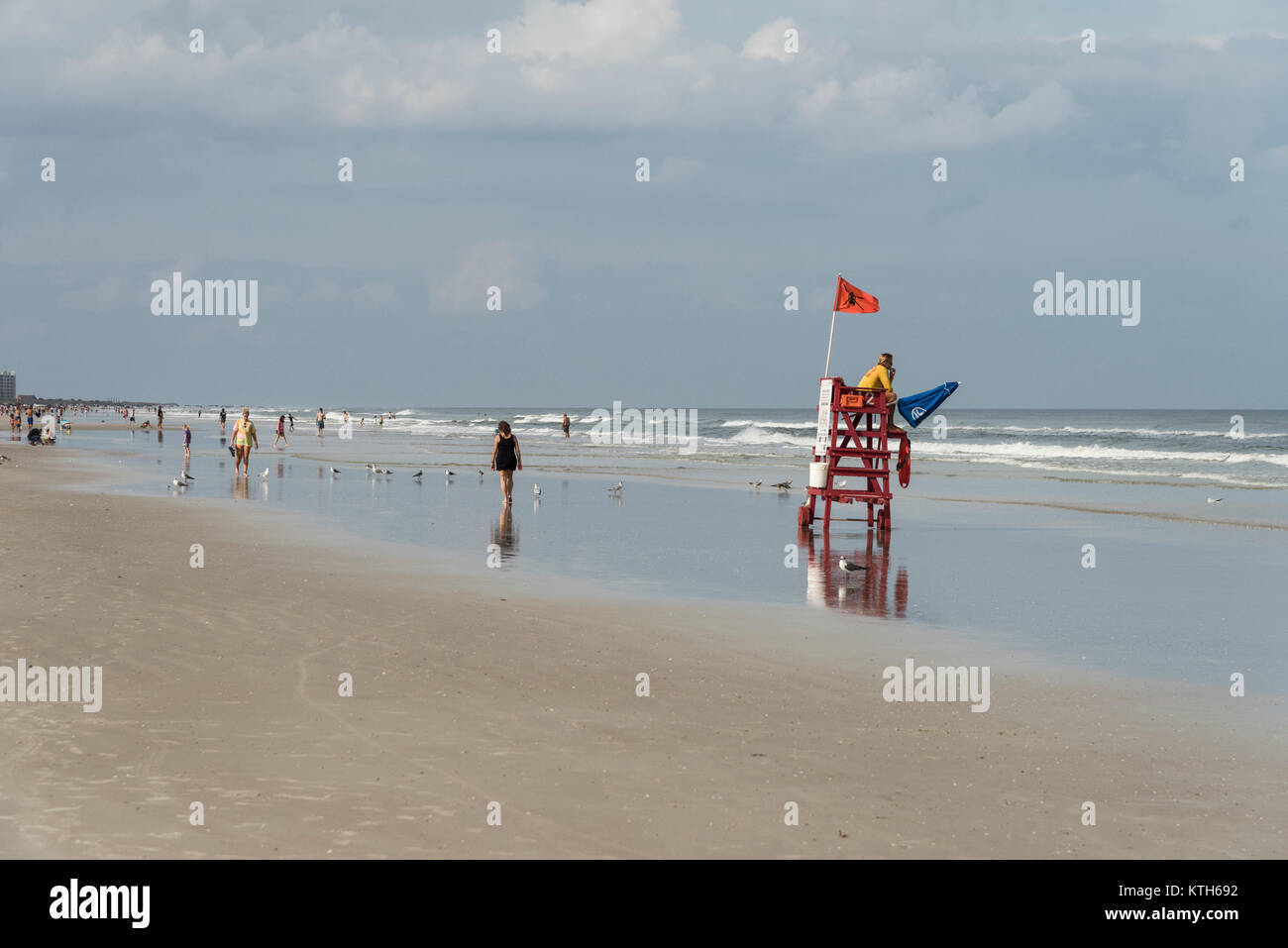 Volusia County Beach, Florida USA Stock Photo - Alamy