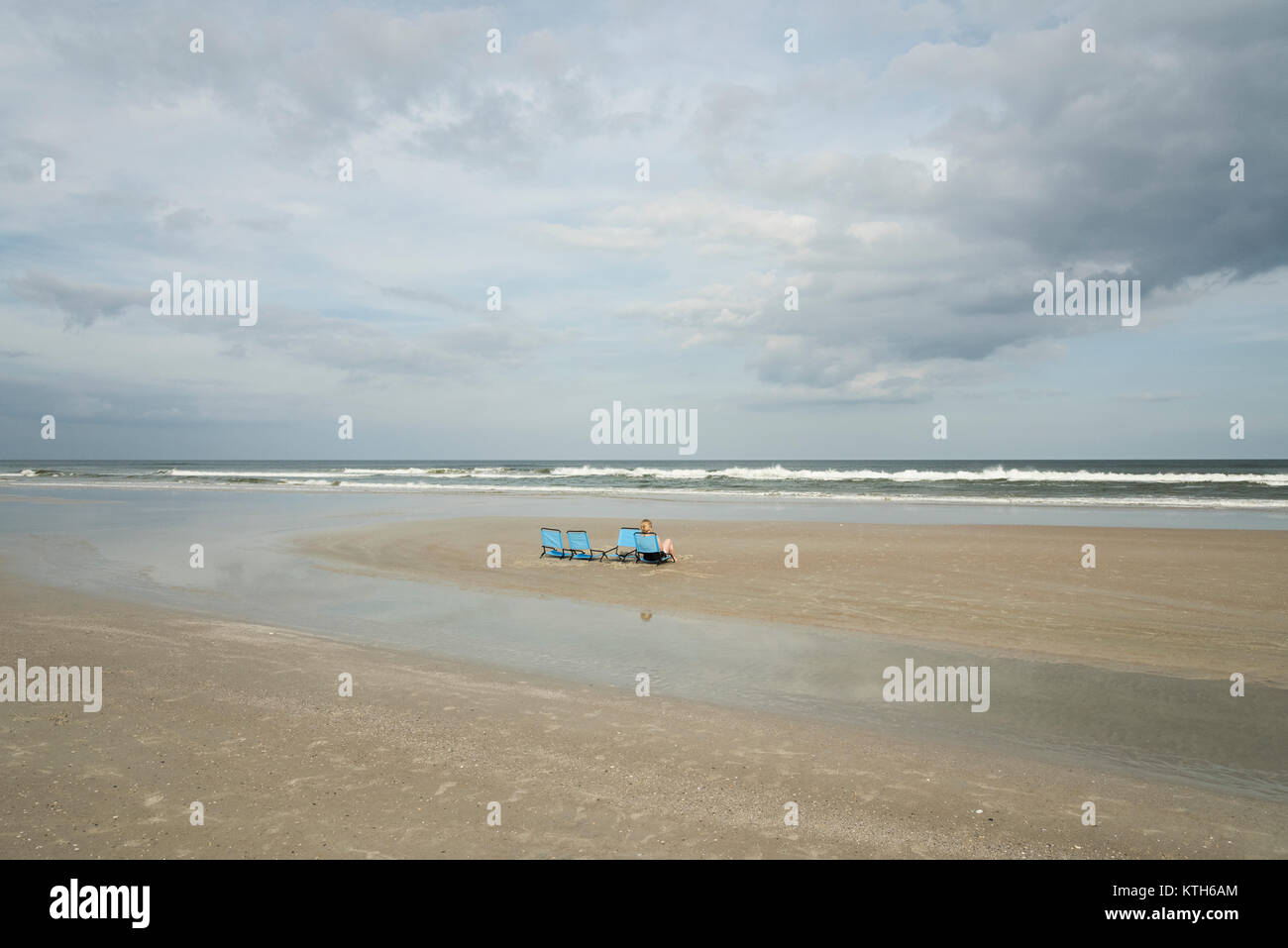 Volusia County Beach, Florida USA Stock Photo - Alamy