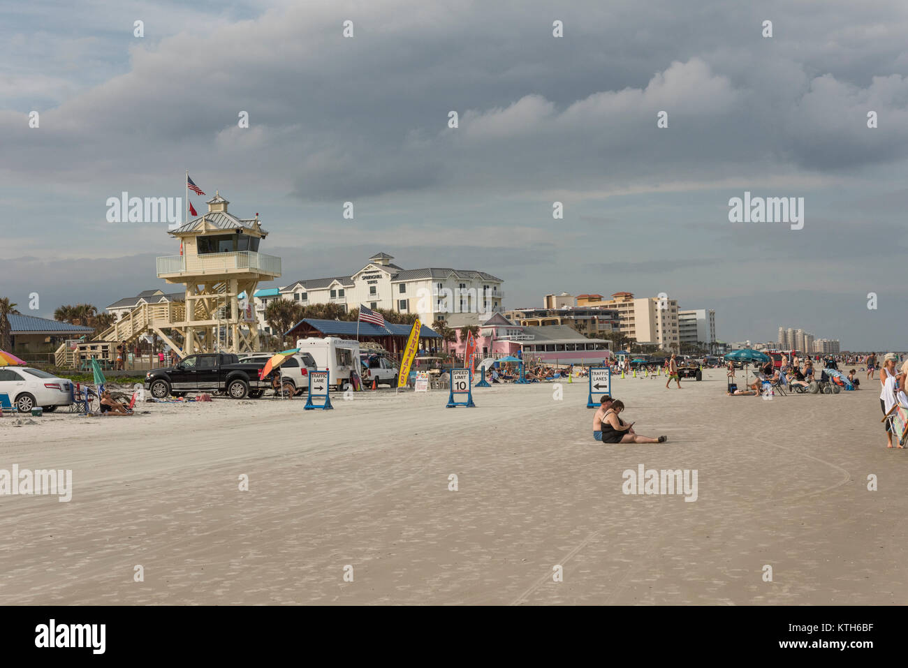 Volusia County Beach, Florida USA Stock Photo - Alamy