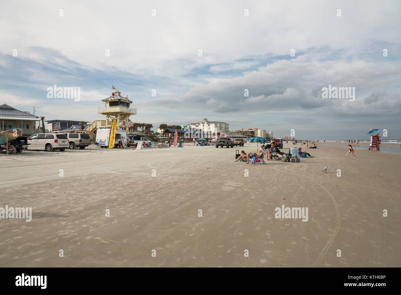 Volusia County Beach, Florida USA Stock Photo - Alamy