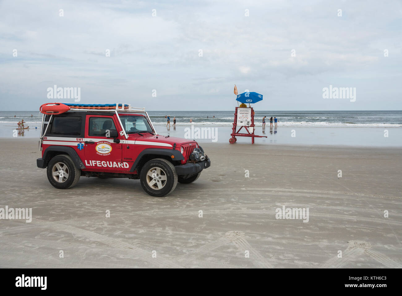 Volusia County Beach, Florida USA Stock Photo - Alamy