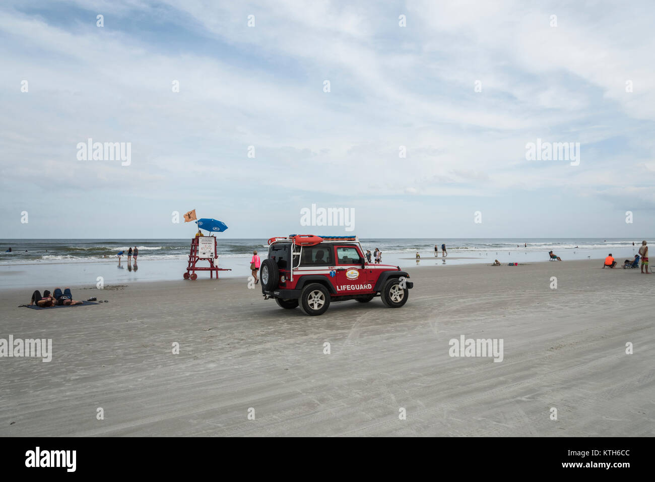 Volusia County Beach, Florida USA Stock Photo - Alamy