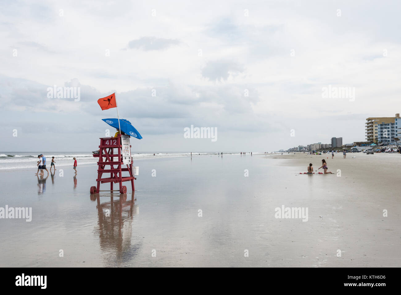 Volusia County Beach, Florida USA Stock Photo - Alamy