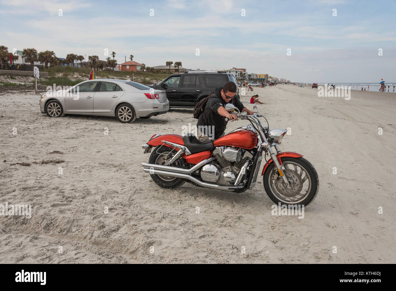 Volusia County Beach, Florida USA Stock Photo - Alamy