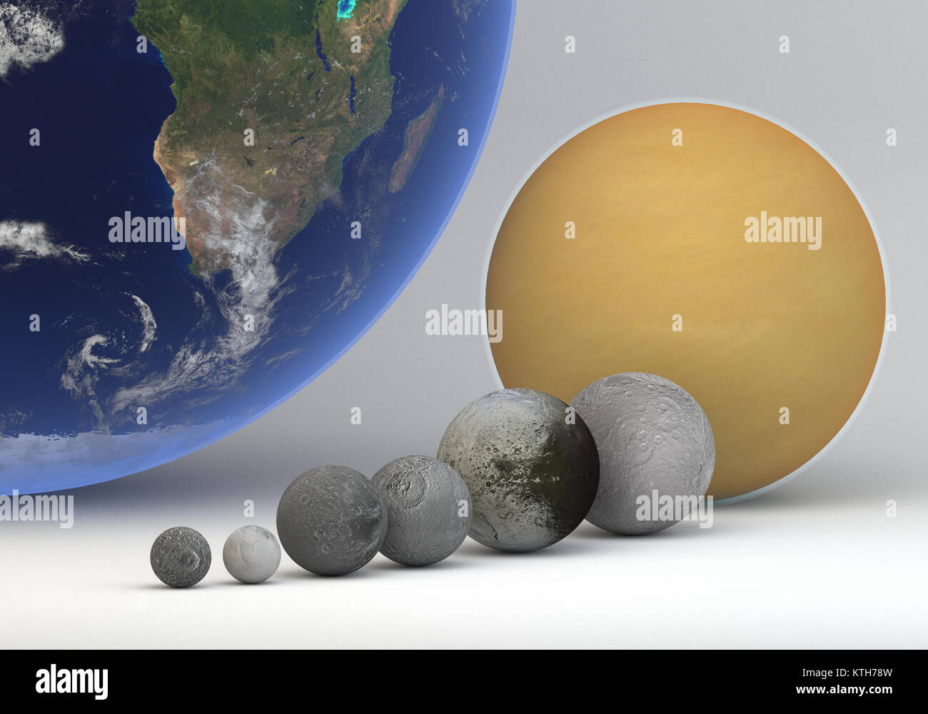Earth and moon size comparison hi-res stock photography and images - Alamy