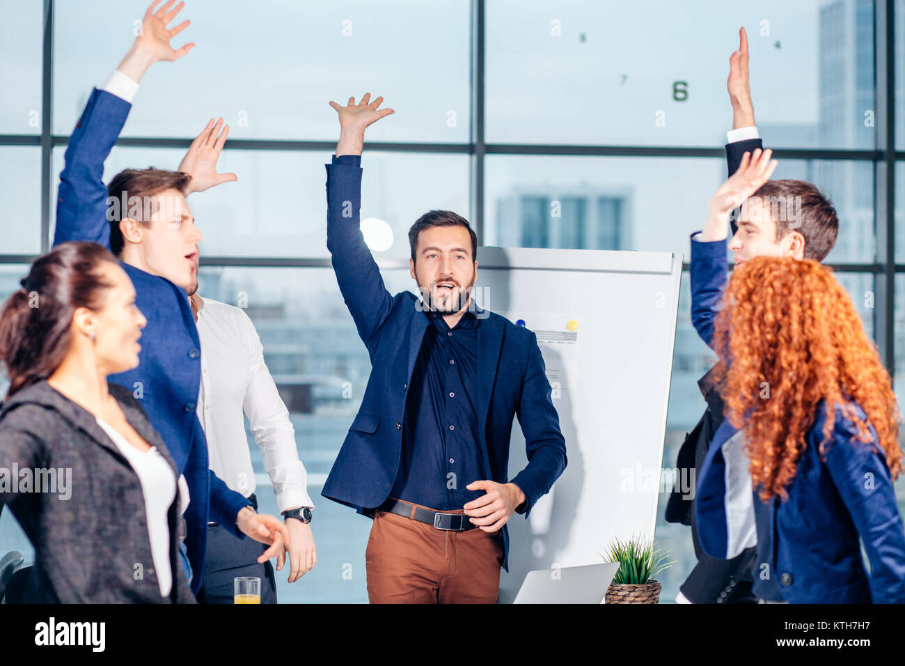 Business People Teamwork Collaboration Relation Concept Stock Photo - Alamy