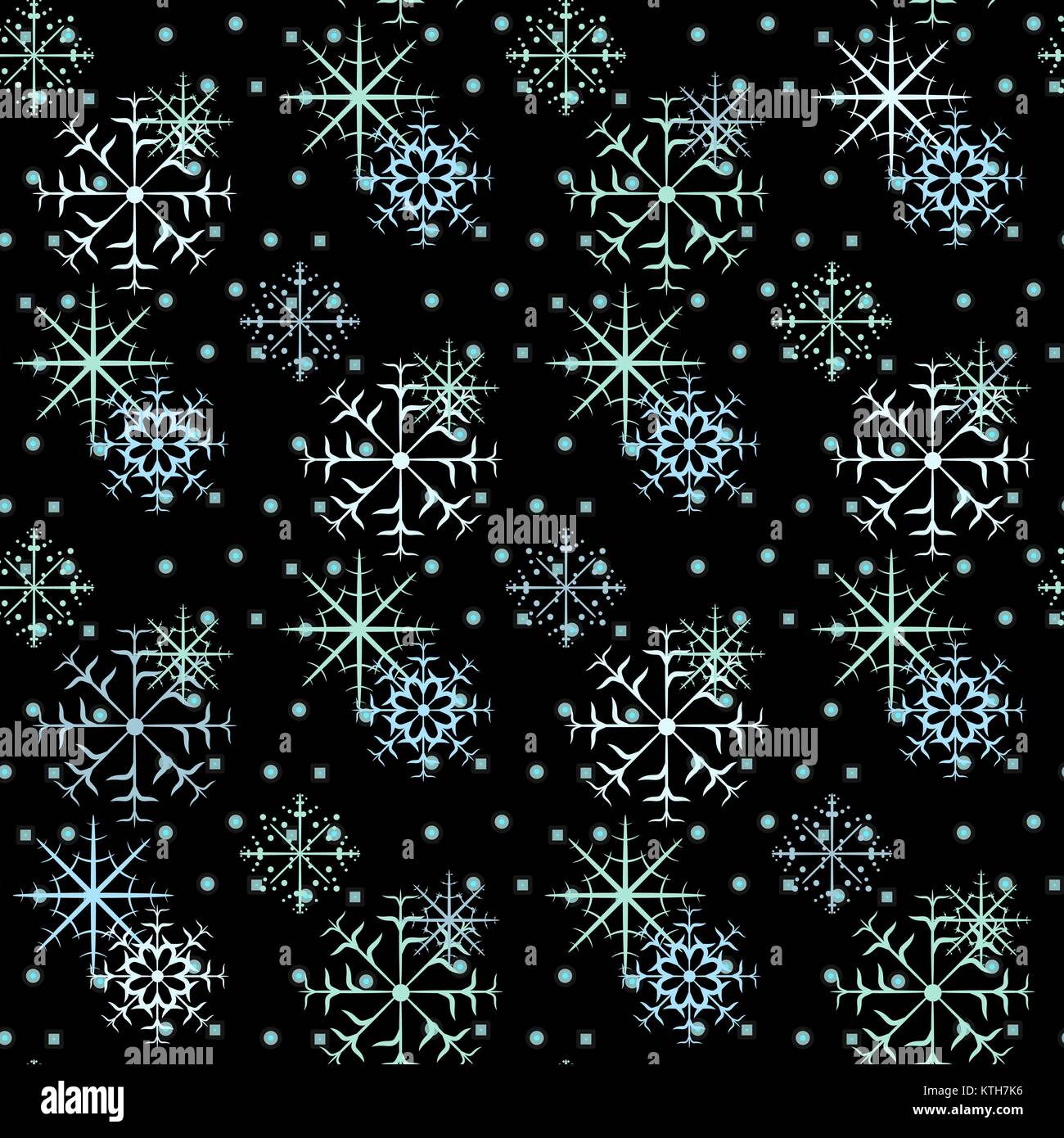 Snowflake simple seamless pattern. Abstract wallpaper, wrapping ...