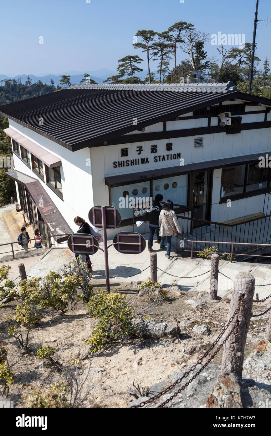 Shishiiwa observatory miyajima ropeway hi-res stock photography and ...