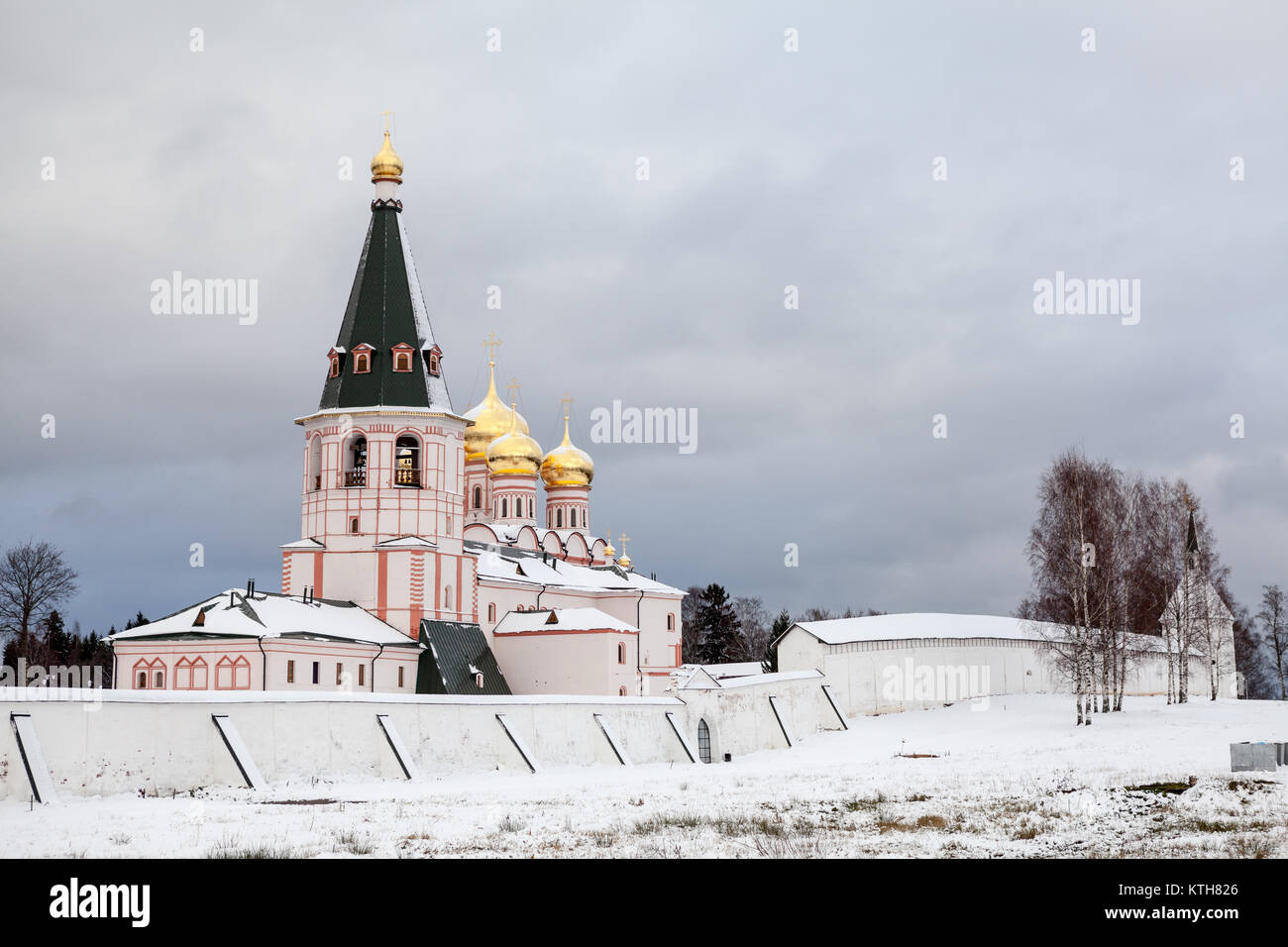 VALDAY, RUSSIA-CIRCA DEC, 2011: Cathedral of Our Lady of the Iberian ...