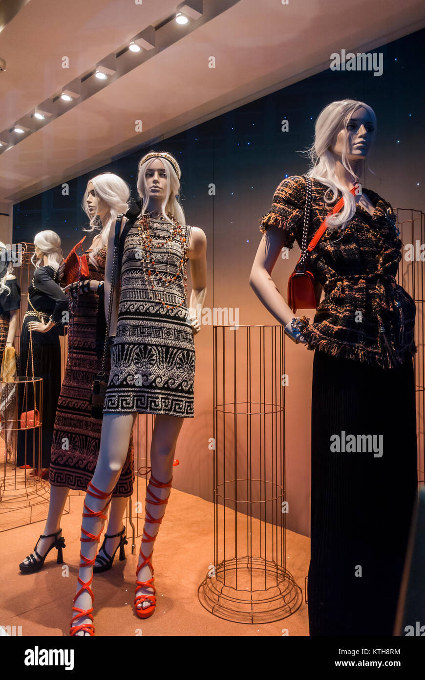 Luxury Designer Dresses Display High Resolution Stock Photography and ...