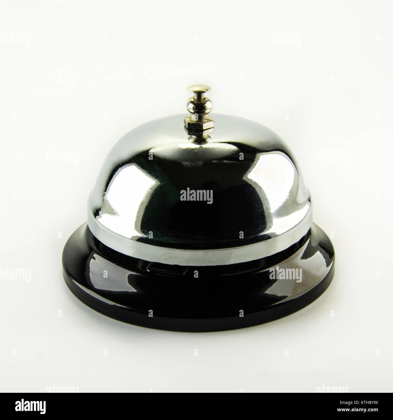 service bell on white background Stock Photo - Alamy