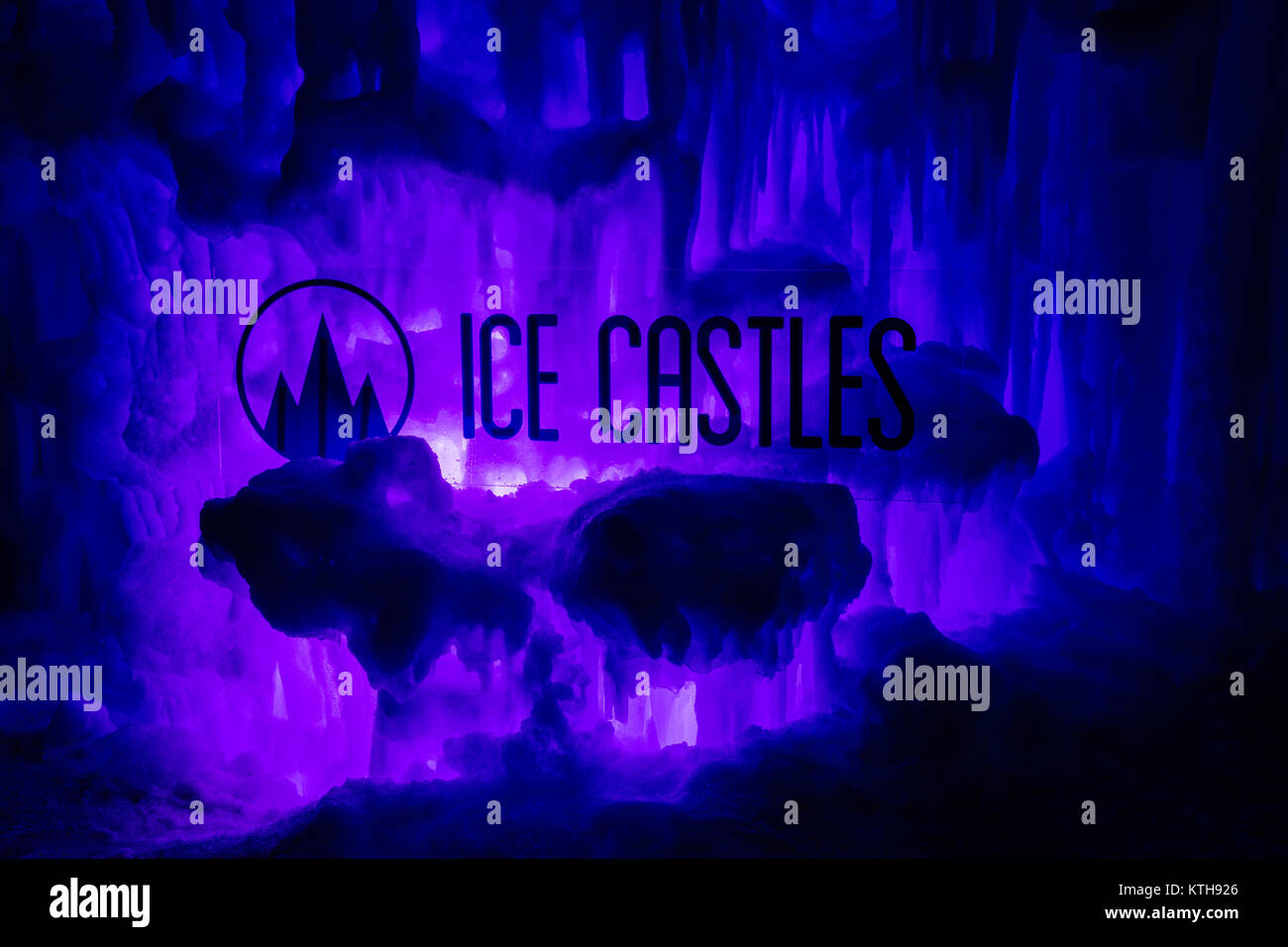Ice Castles, Midway, Utah Stock Photo - Alamy